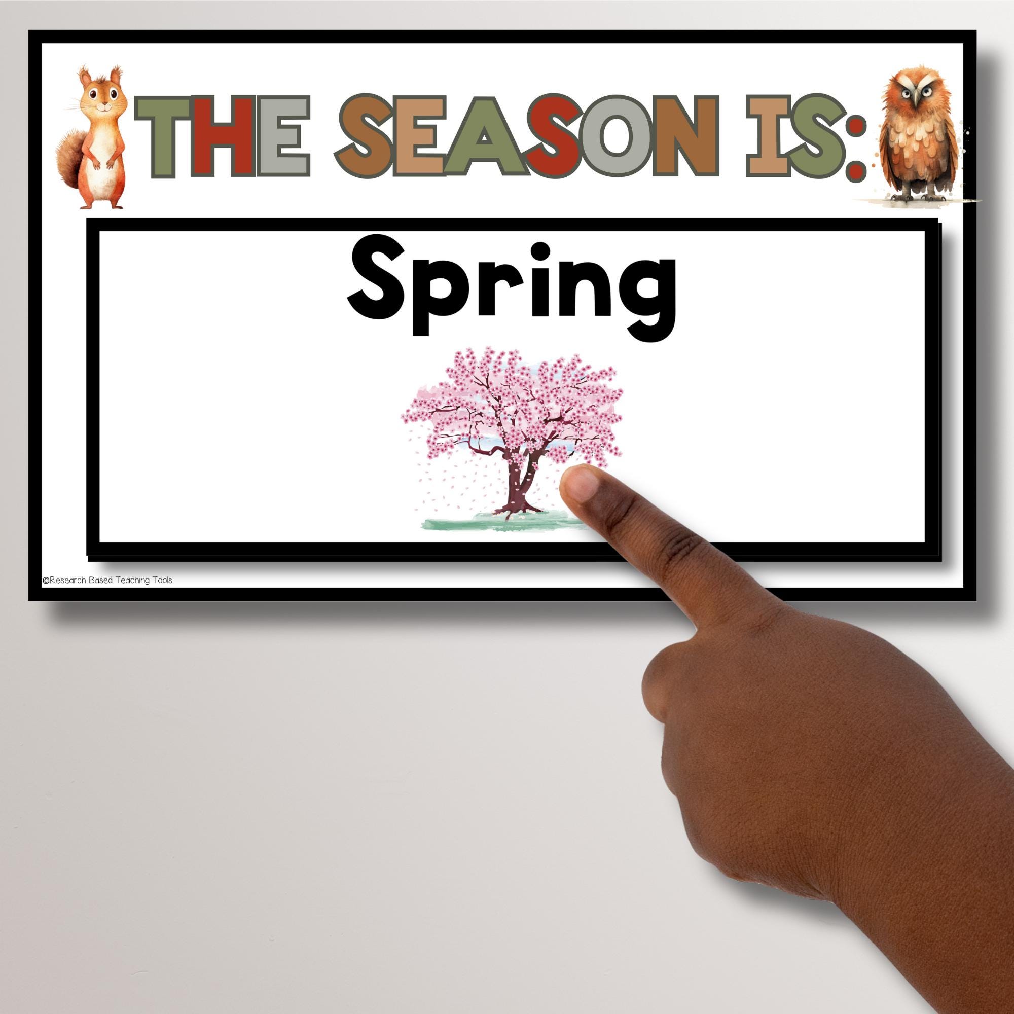 Woodland Animal Classroom Calendar Set: Forest Theme Decor With Weather ...