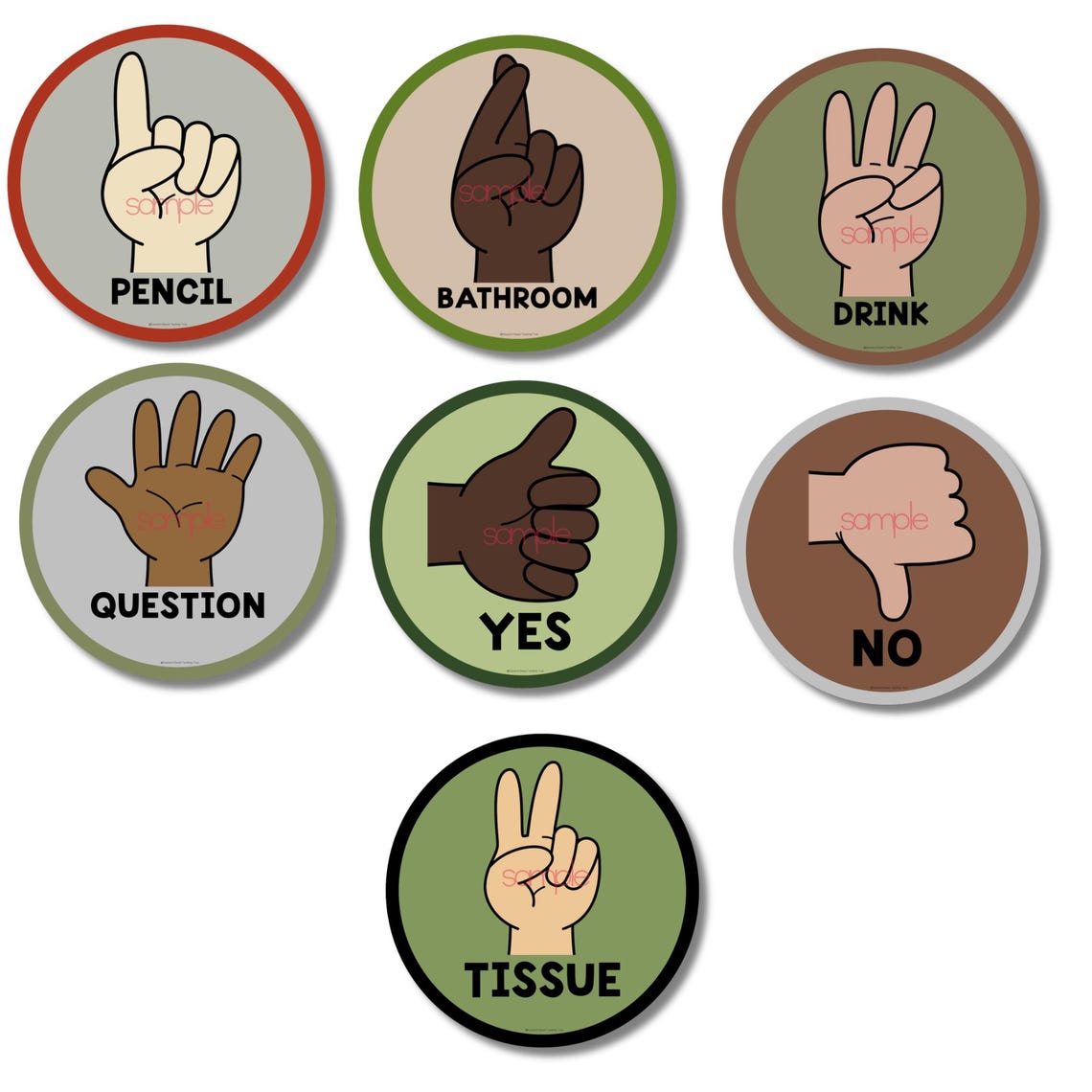 Woodland Nature Alphabet, Number Frame & Hand Signal Posters: Earthy ...