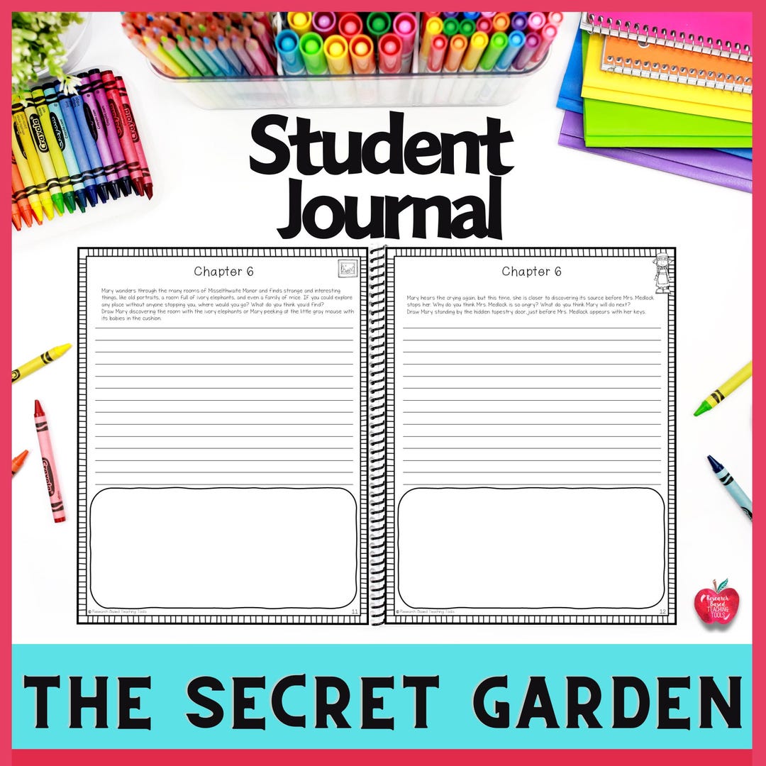 The Secret Garden Journal: Reading Prompts & Study Guide for Young ...