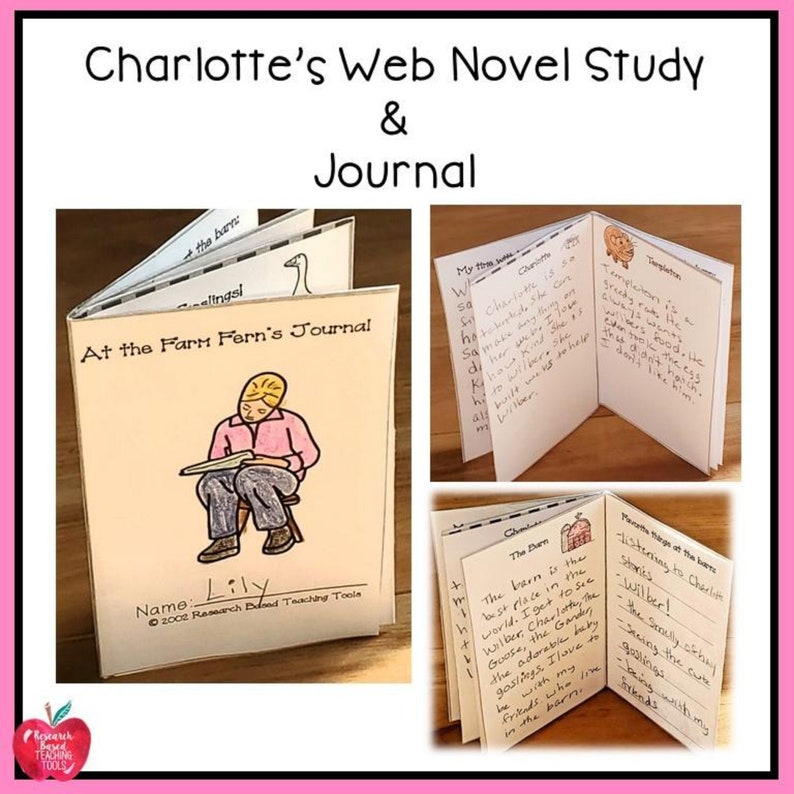 Homeschool Literature Unit Study, Charlotte's Web Reading Guide, ELA ...