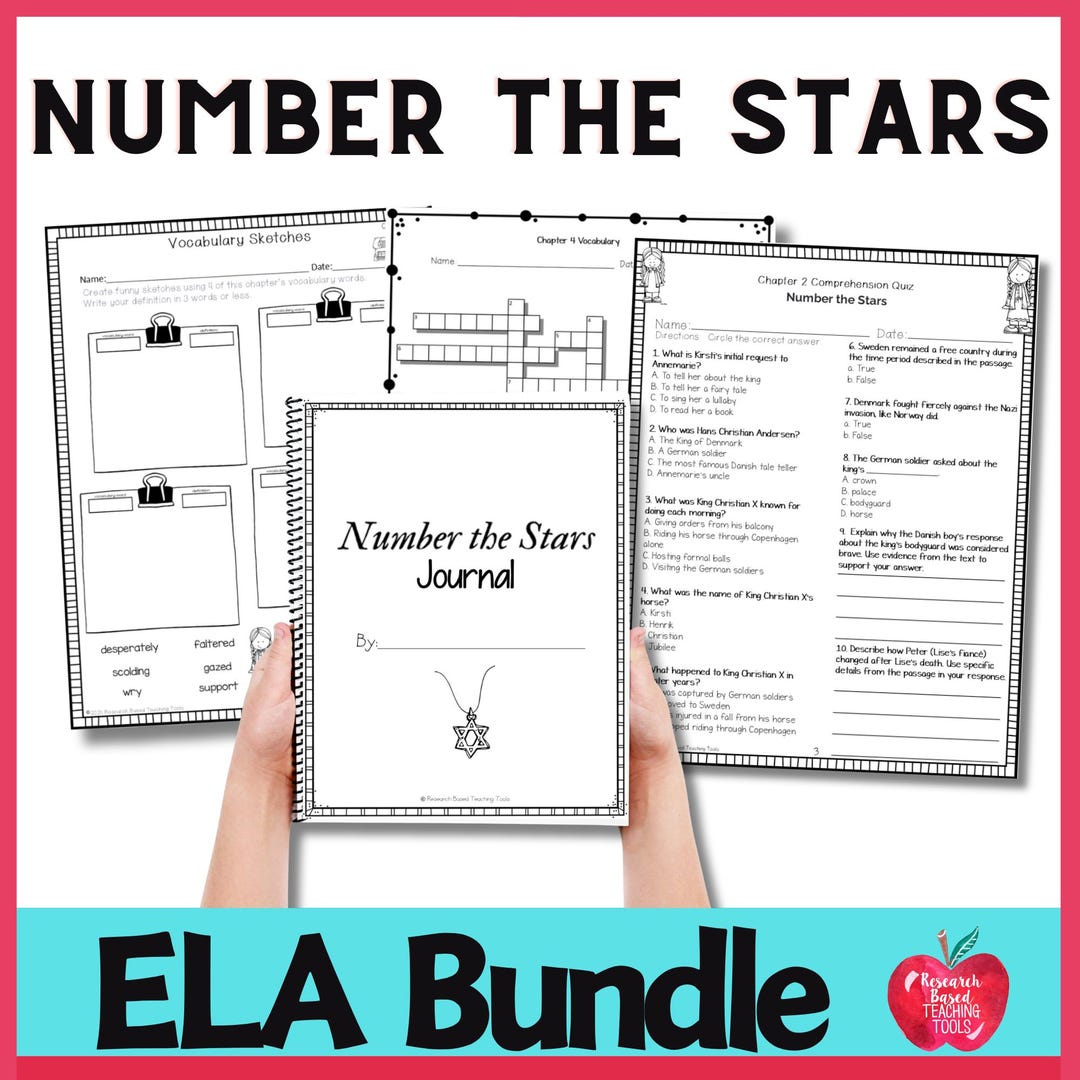 Number the Stars Novel Study: Comprehensive Activities Bundle for ...