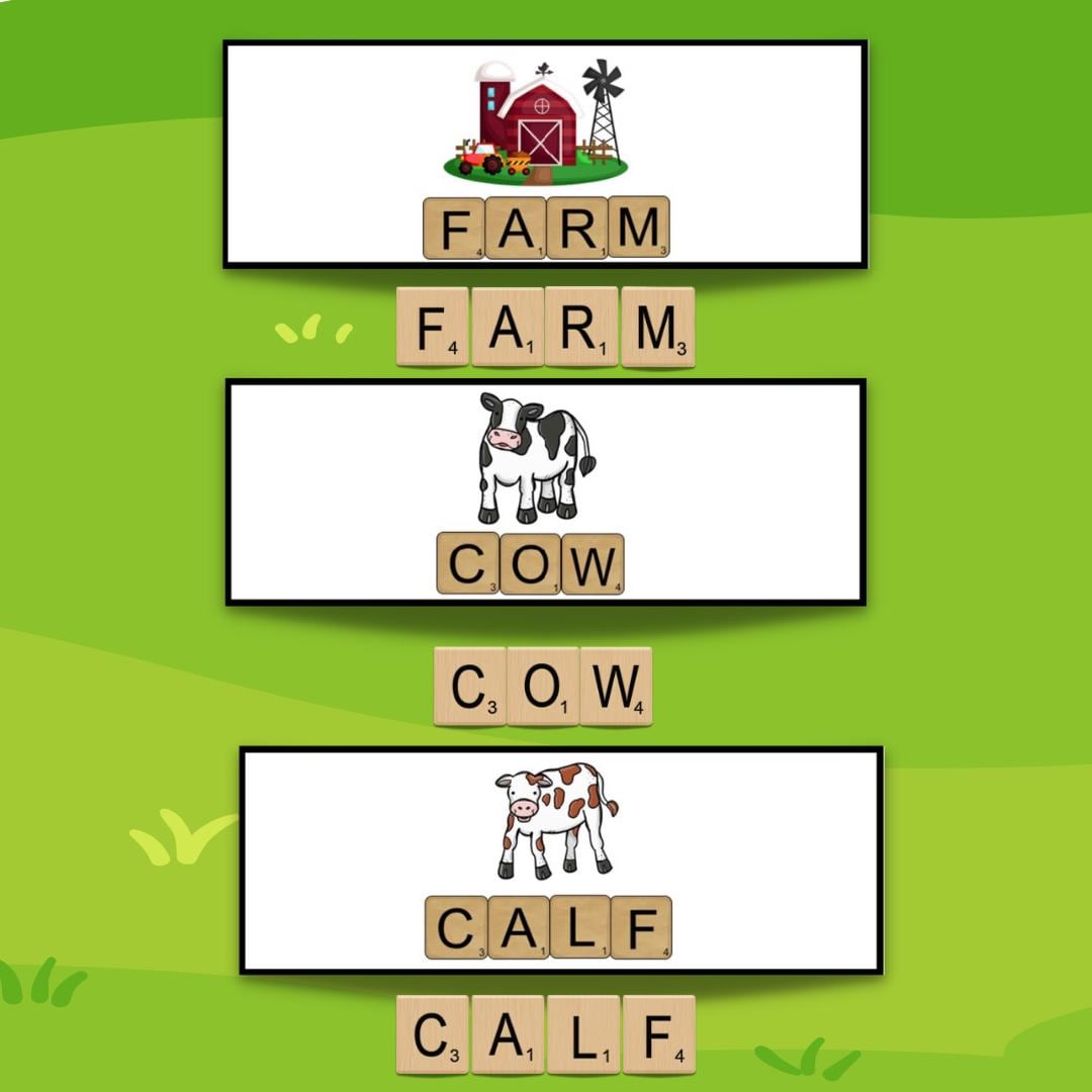 Farm Animal Alphabet & Sight Word Activities | Prek-k Literacy Bundle ...