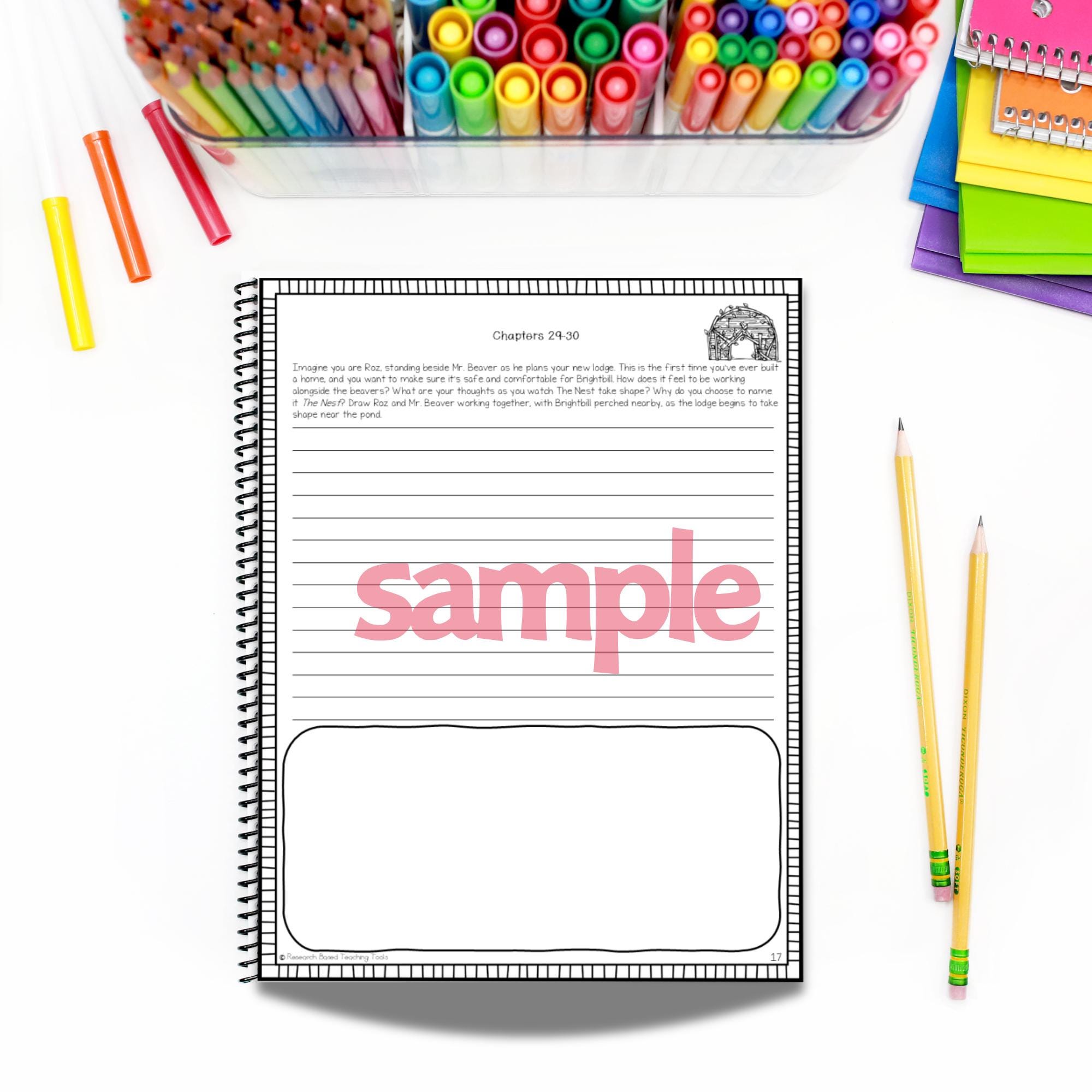 Wild Robot Journal: Character POV Writing Prompts & Reading Companion ...