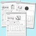 Grade 3 Dolch Sight Words: Fluency & Comprehension Worksheets for ...