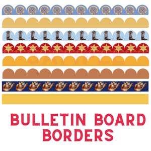 Rustic Farmhouse Classroom Decor Kit: Western-themed Bulletin Board ...