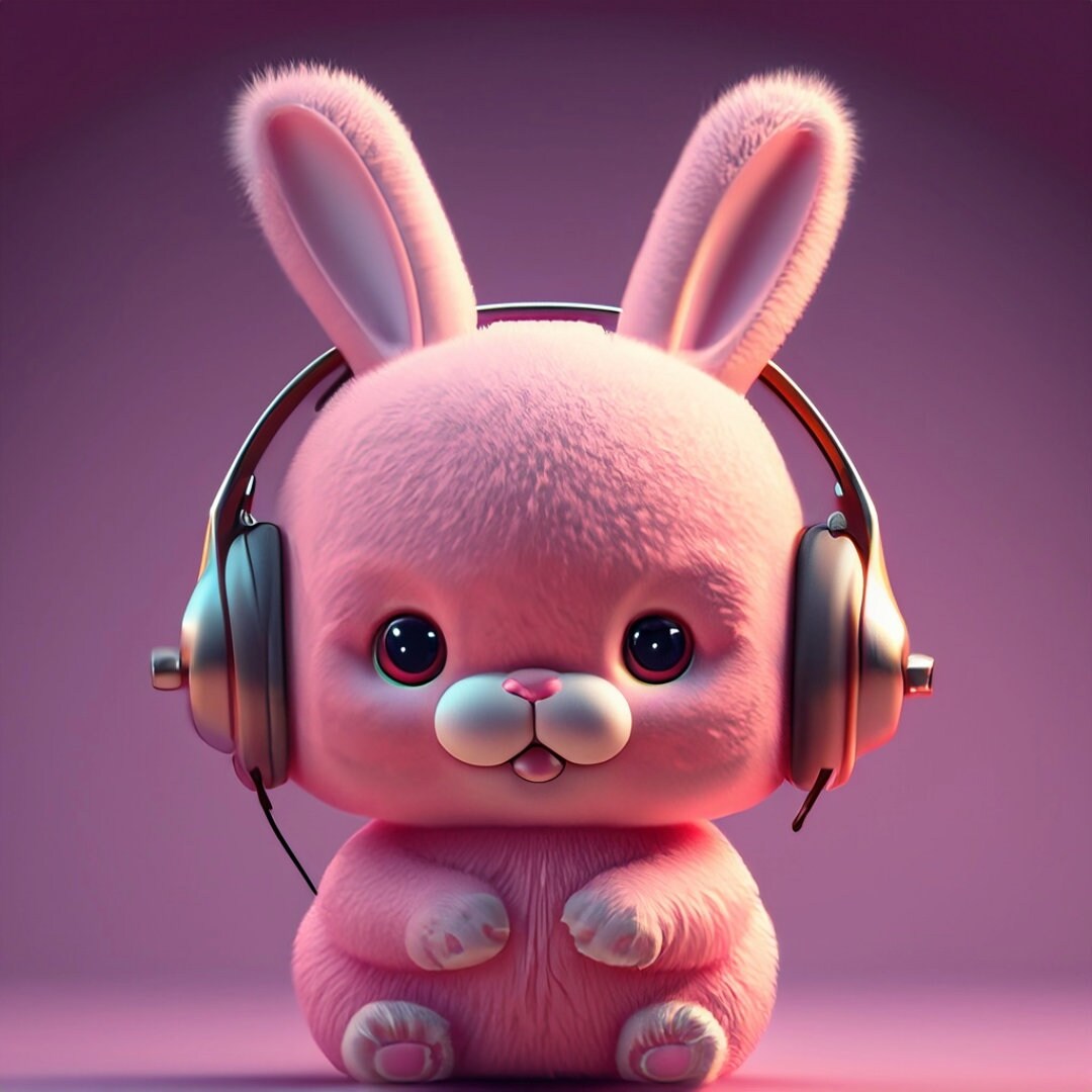 Pink Bunny Bonanza Profile Photo Pack of 50 - Etsy