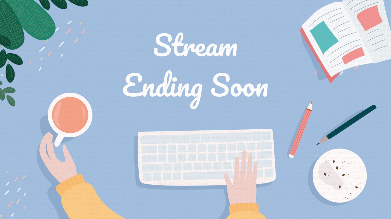 Chilled Twitch Background | Cute Twitch Background | Overlays for ...