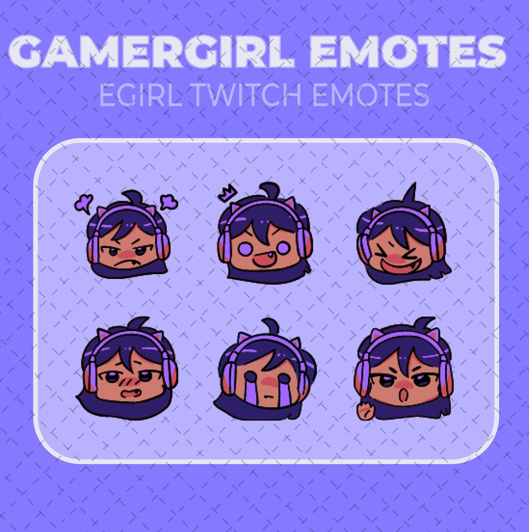 Twitch Emotes Gamergirl Twitch Emotes Egirl Twitch Emotes Emotes for ...