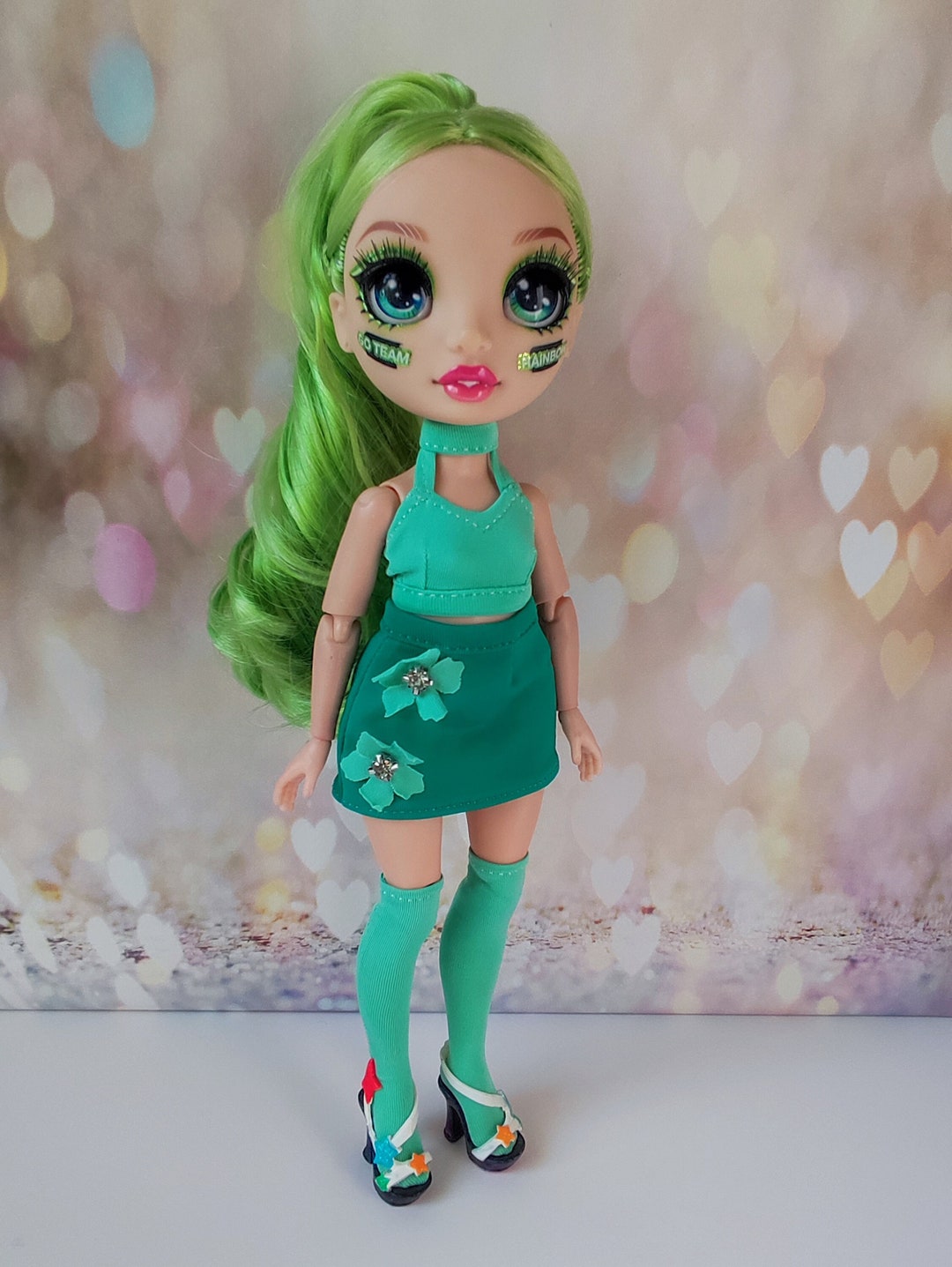 Skirt and Top for Rainbow High Clothes for Rainbow High Mint - Etsy