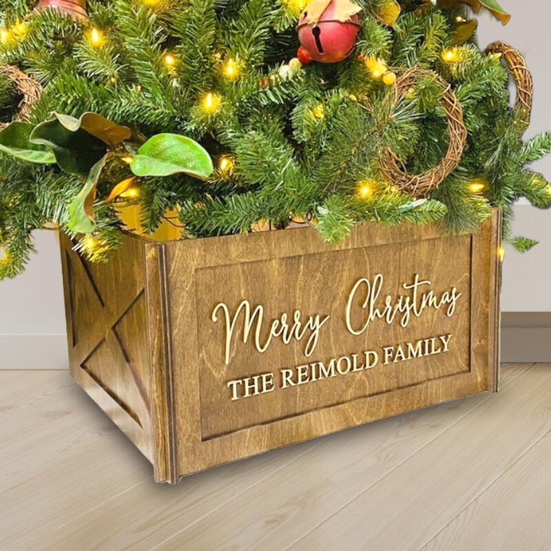 Christmas Tree Box Skirt - Etsy