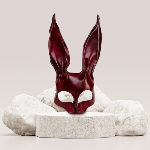 Rabbit Mask - Etsy