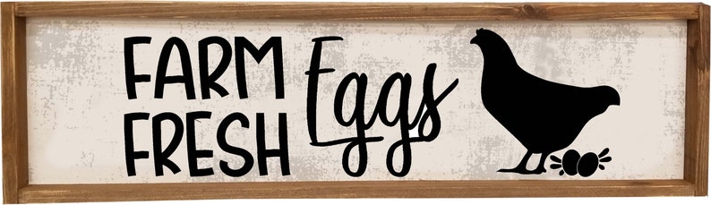 Farm Fresh Eggs, Chicken, Sign, Home Decor, Farm Decor, Kitchen Decor ...