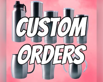 Tumbler Orders | Etsy