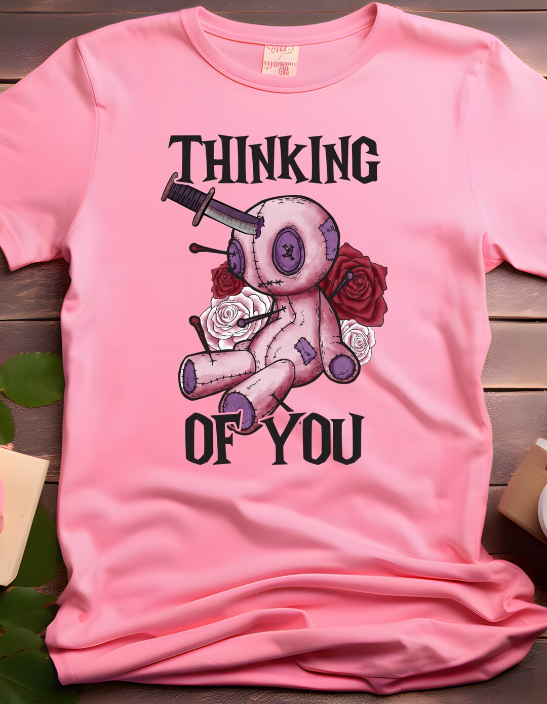 Thinking of You, Voodoo Doll, Anti-valentine's Day, Funny Shirt, Decal ...