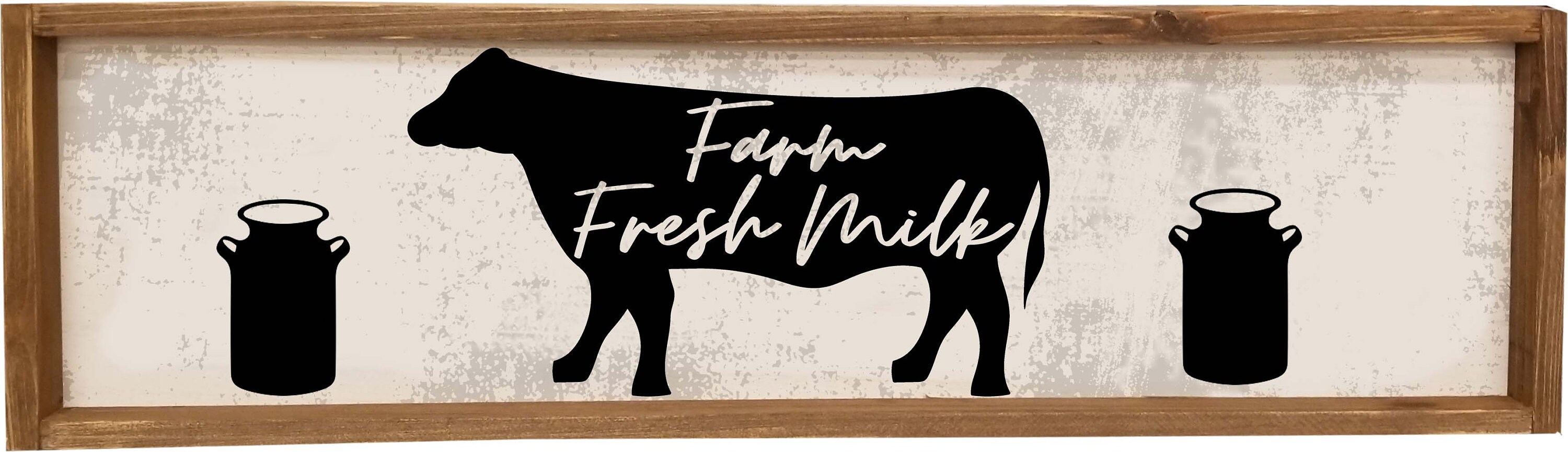 Farm Fresh Milk, Cow, Sign, Home Drcor, Kitchen Decor, Farm Decor ...