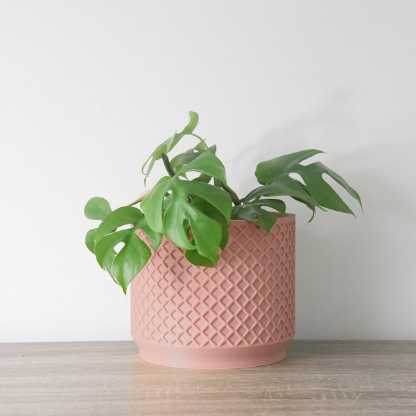 Pink Planter - Etsy