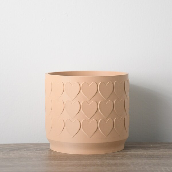 Heart Flower Pot - Etsy