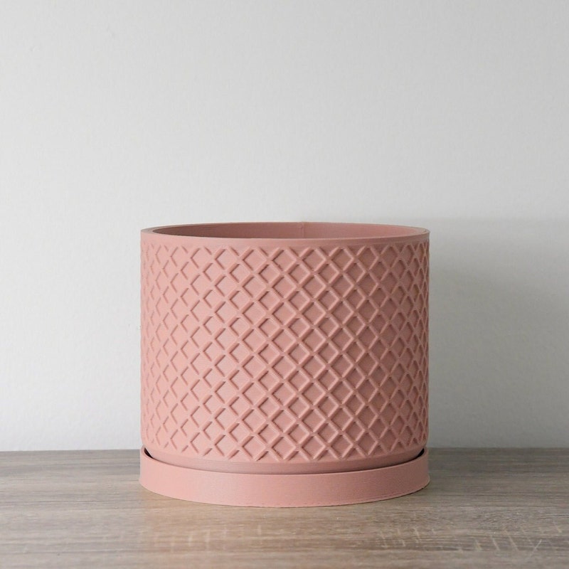 Pink Planter - Etsy
