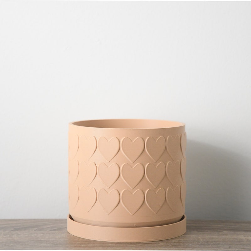 Heart Flower Pot - Etsy