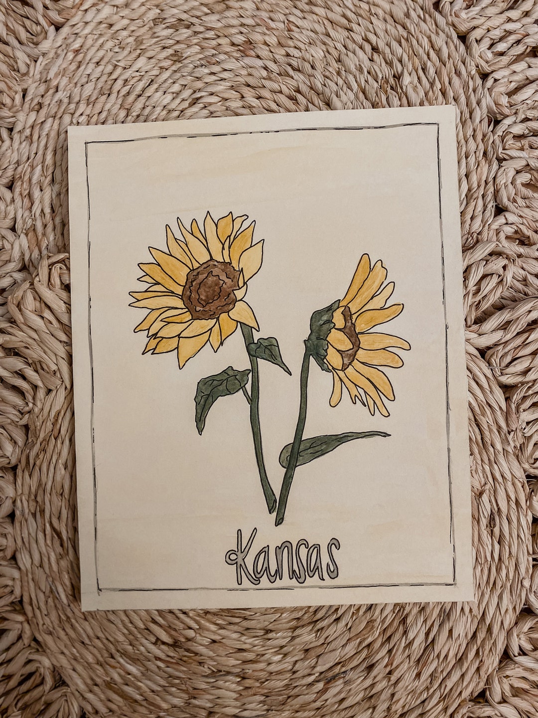 State Flower - Kansas - Etsy