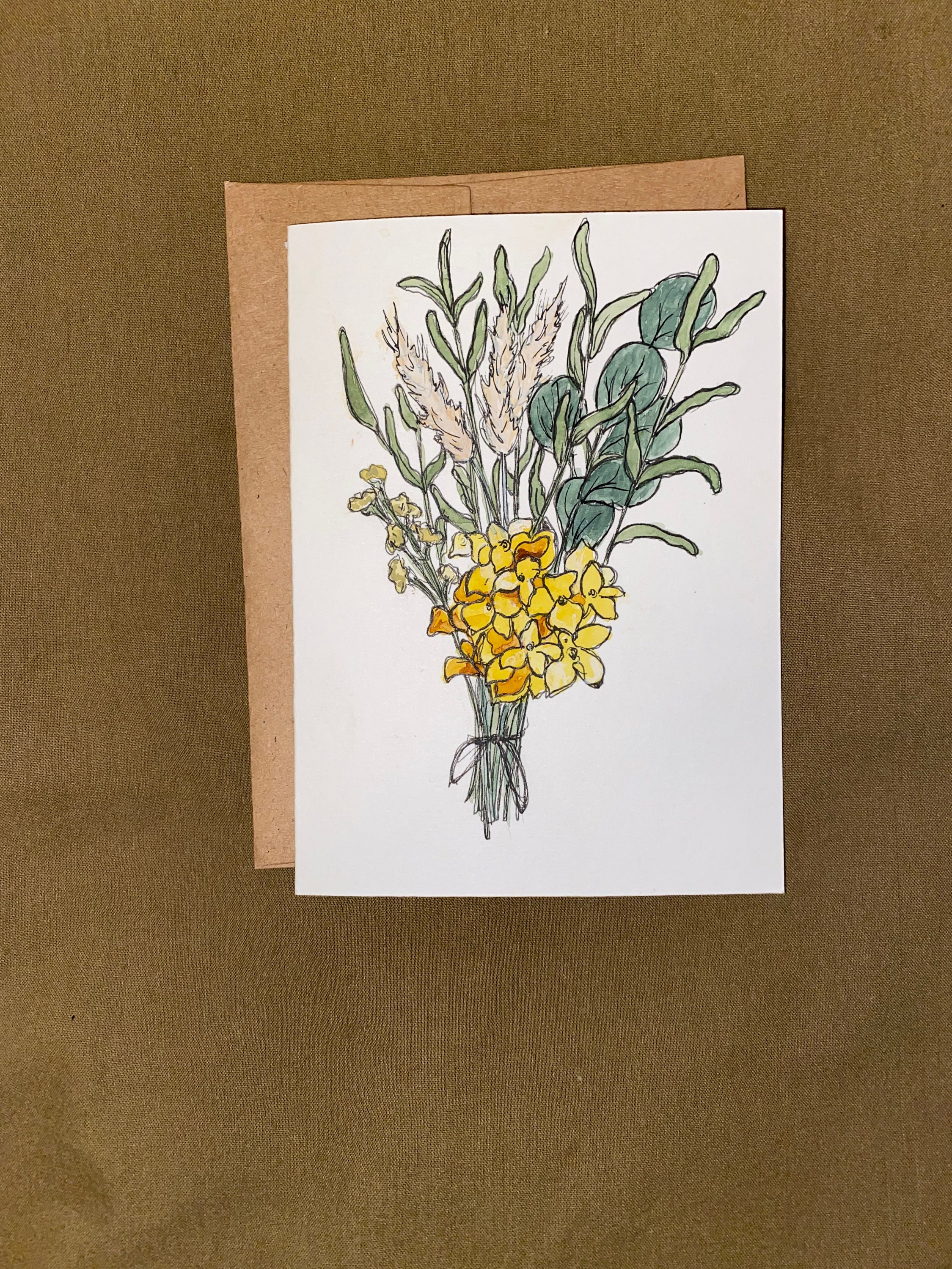 12 Bouquet Greeting Card Set - Etsy