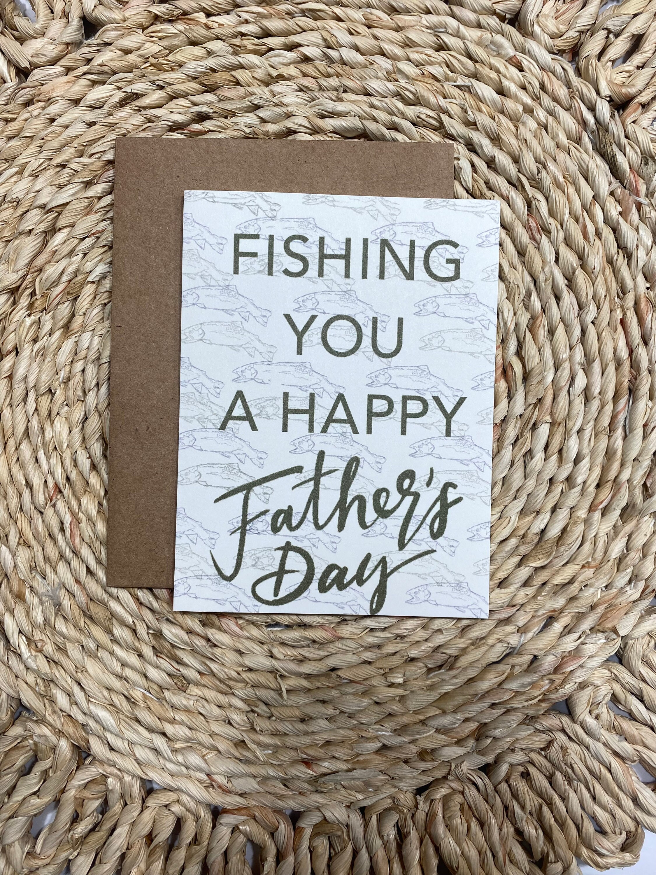 Fishing You a Happy Father's Day - Etsy