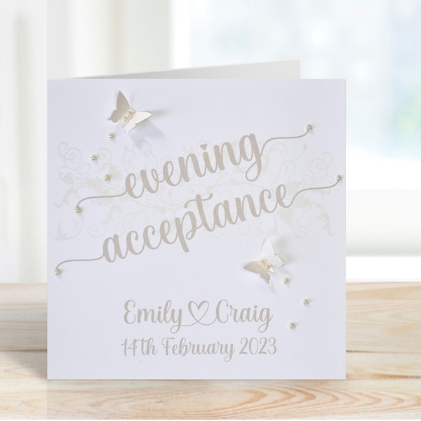Evening Wedding Invitations - Etsy UK