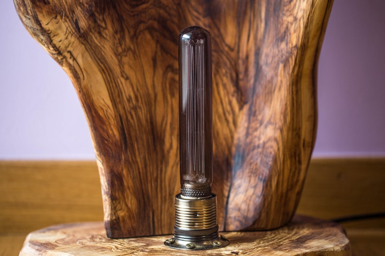 Olive Wood Floor Lamp,sculpture Wood Lamp,.handmade Light,decoration ...