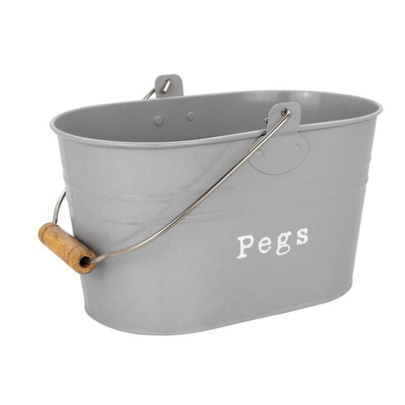 Vintage Style Clothes Peg Bucket | Etsy UK