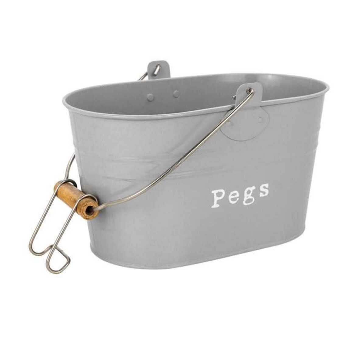 Vintage Style Clothes Peg Bucket - Etsy