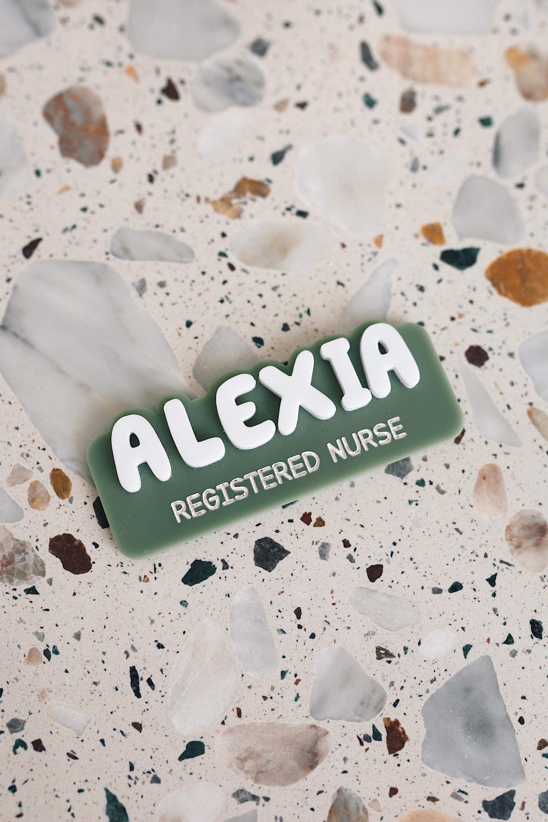 Personalised Nurse Acrylic Bubble Name Tag | Doctor | Nurse | Hospital ...