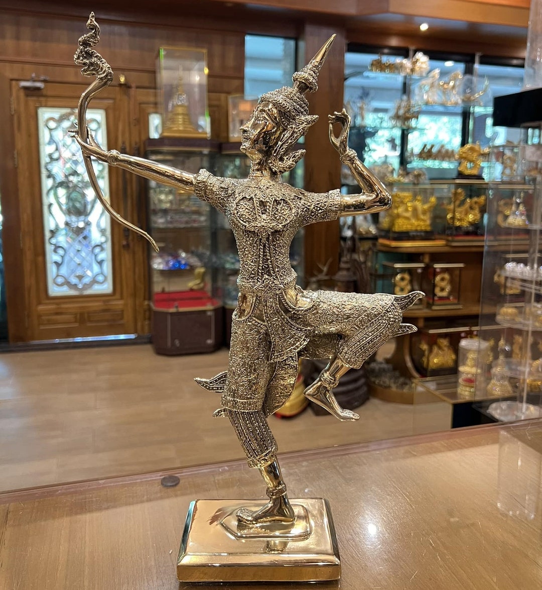 Thai Sculpture of Rama, Hindu Figurine, Thai Rama Avatar of Vishnu - Etsy