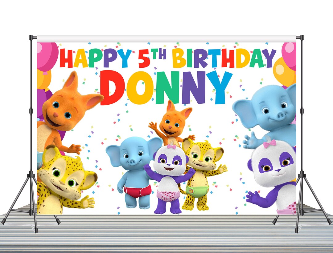 Word Party Backdrop, Word Party Backdrop Birthday, Word Party Party ...