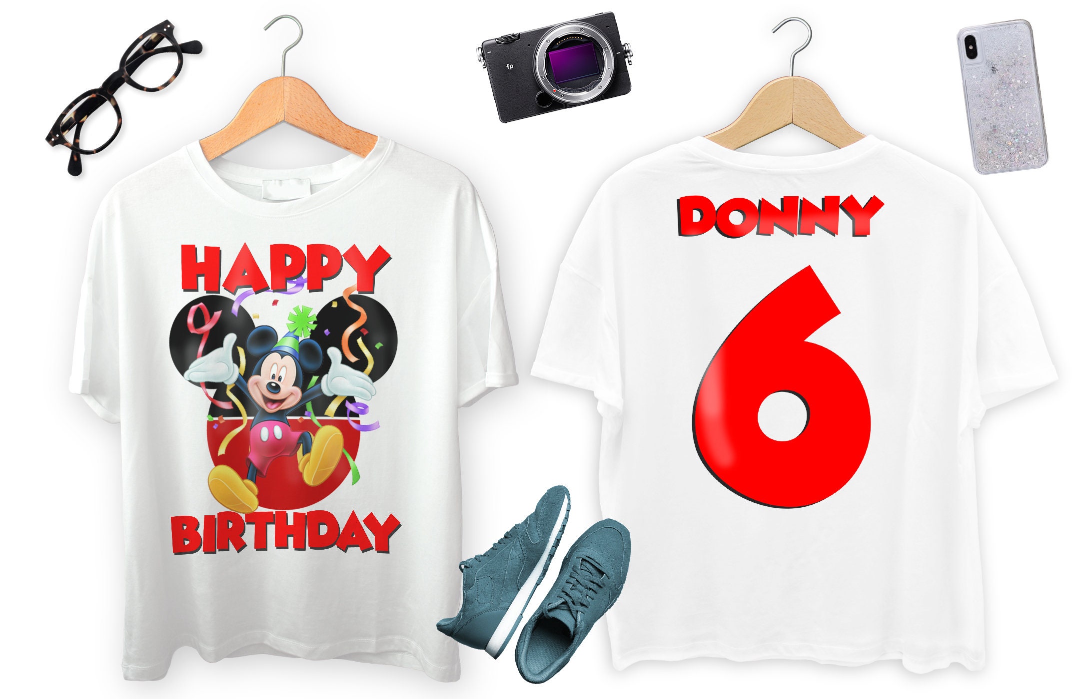 Mickey Mouse Iron on Transfer, Mickey Mouse Front Back Design, Mickey ...
