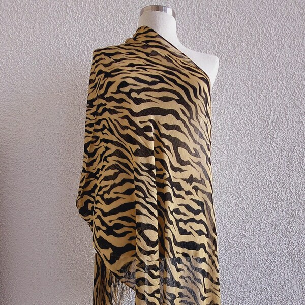 Zebra Infinity Scarf - Etsy