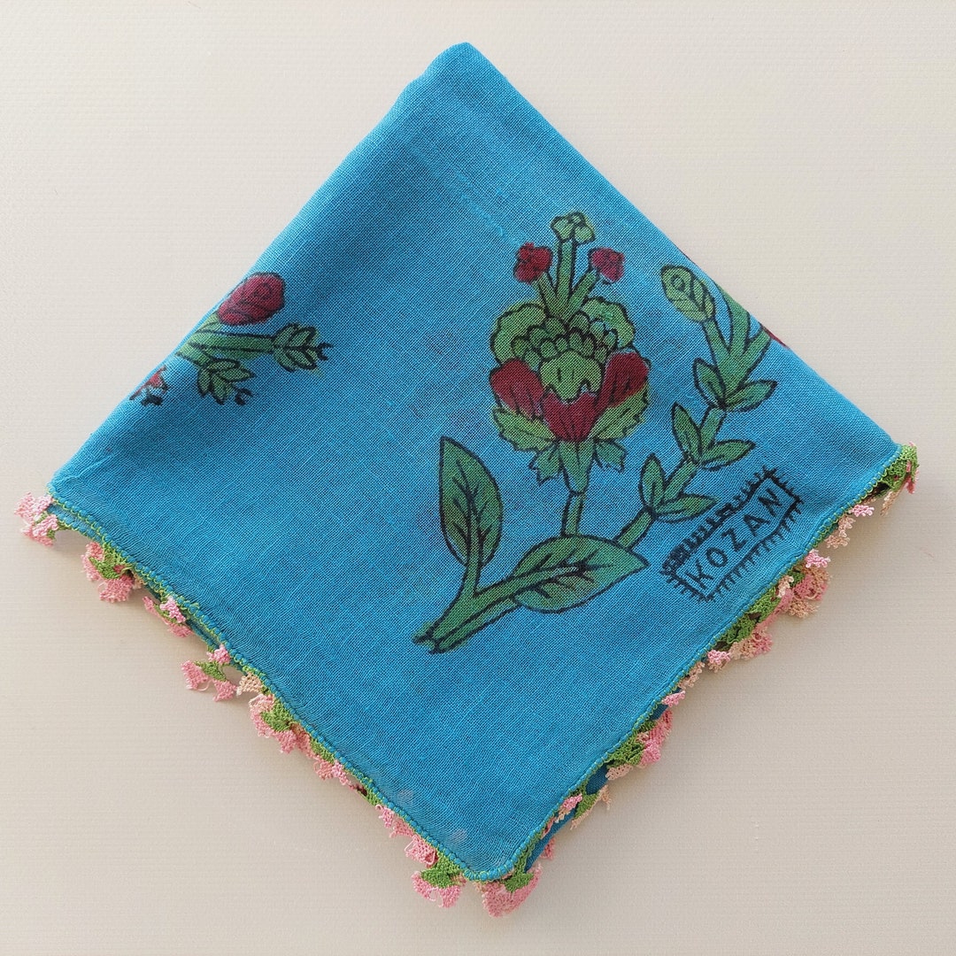 Antique Turkish Scarf With Needle Lace OYA - Traditional Turkish ...