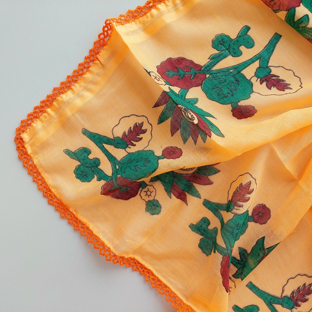 Antique Turkish Scarf With Shuttle Lace OYA - Traditional Turkish ...