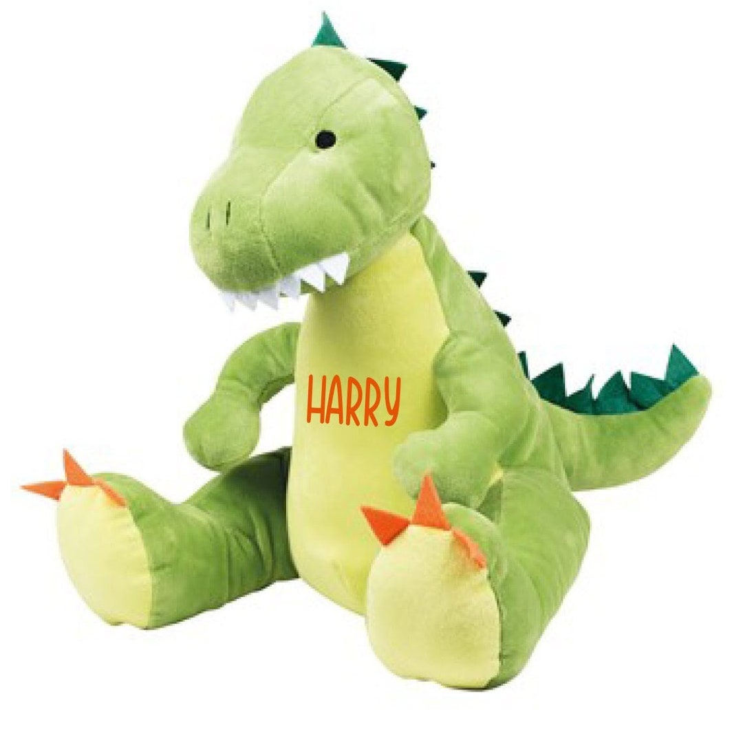 Dinosaur Mumble Personalised Printed Cuddly Soft Toy Children's Plush ...