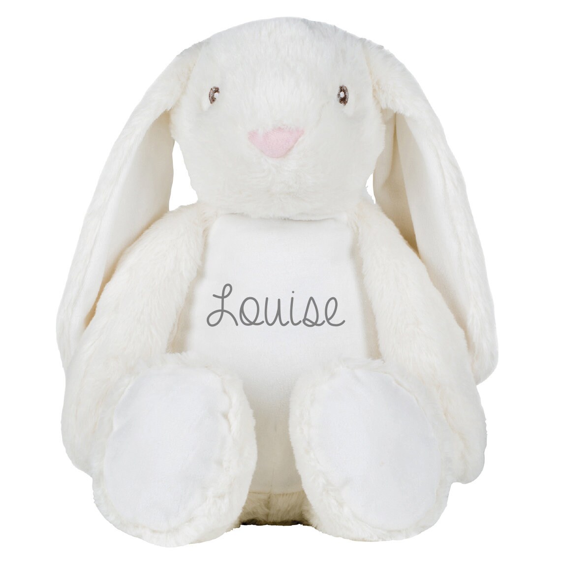 Cream Bunny Mumble Personalised Printed Soft Toy Baby - Etsy UK
