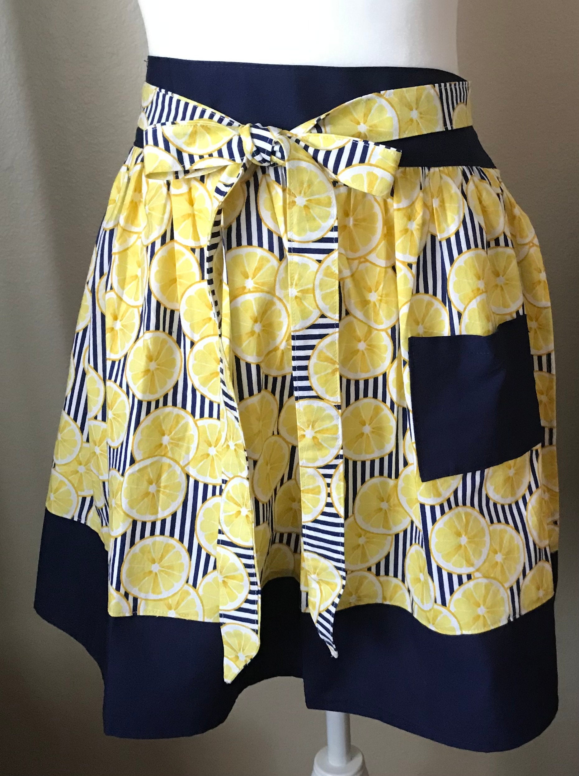 Waist Apron With Pocket for Women Cute Colorful Apron With - Etsy Denmark