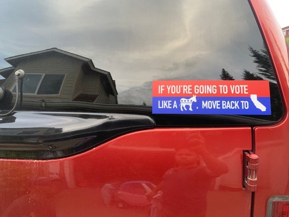 Republican Bumper Stickers On Car