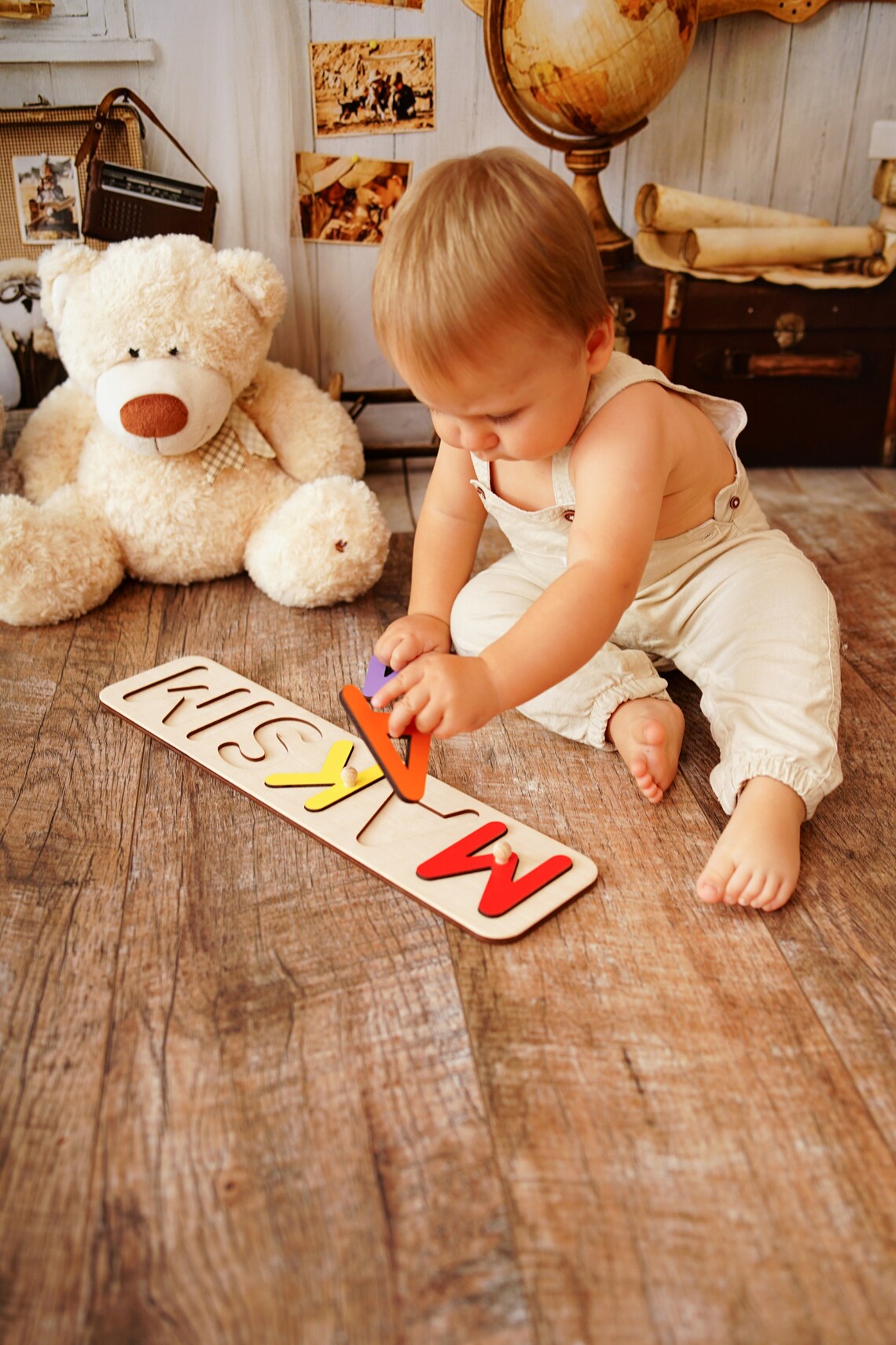 Personalized Name Puzzle Gift Wooden Toys Custom Puzzle - Etsy