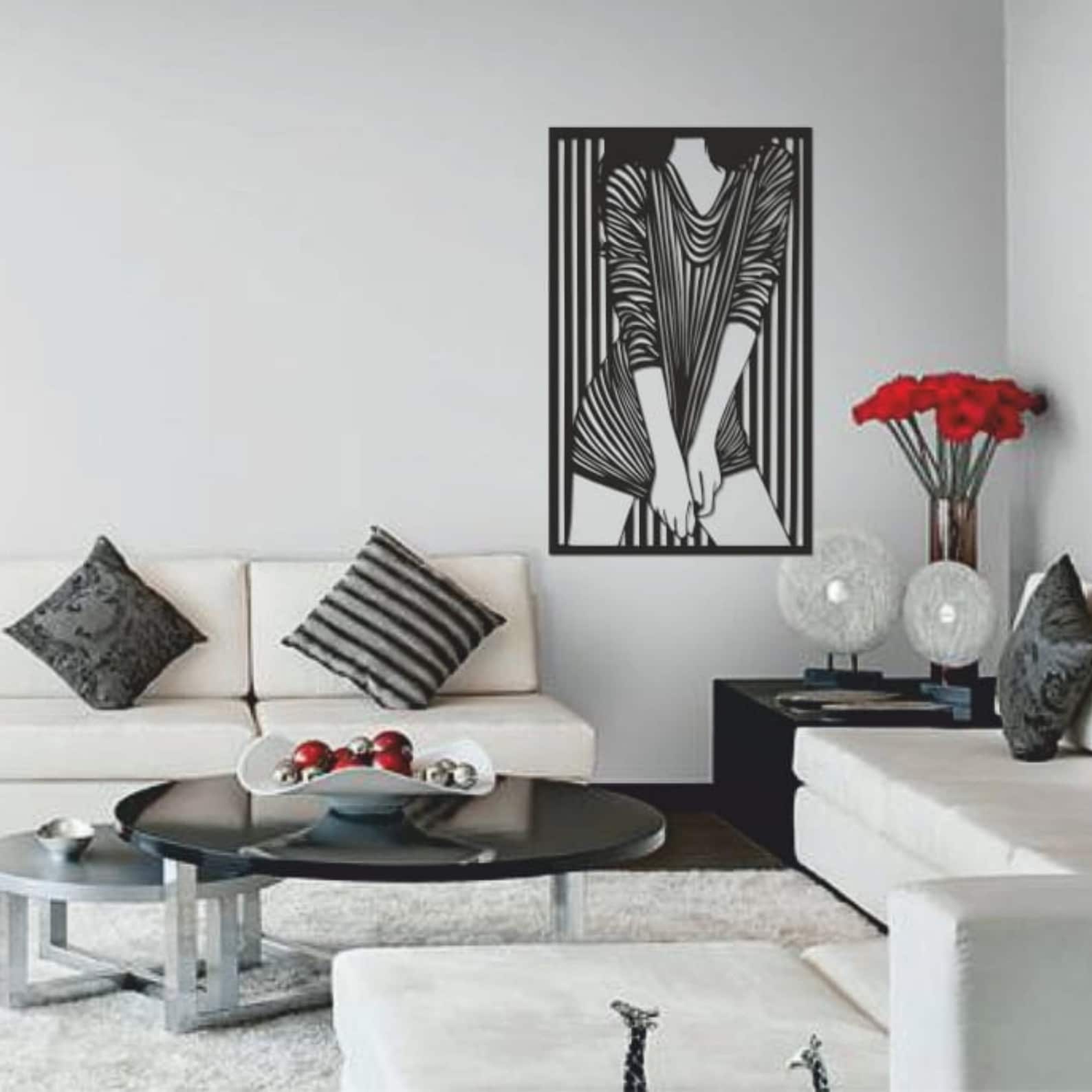 Set of 3 Wooden Wall Art Decor Mdf Wall Art Decor Laser Cut | Etsy