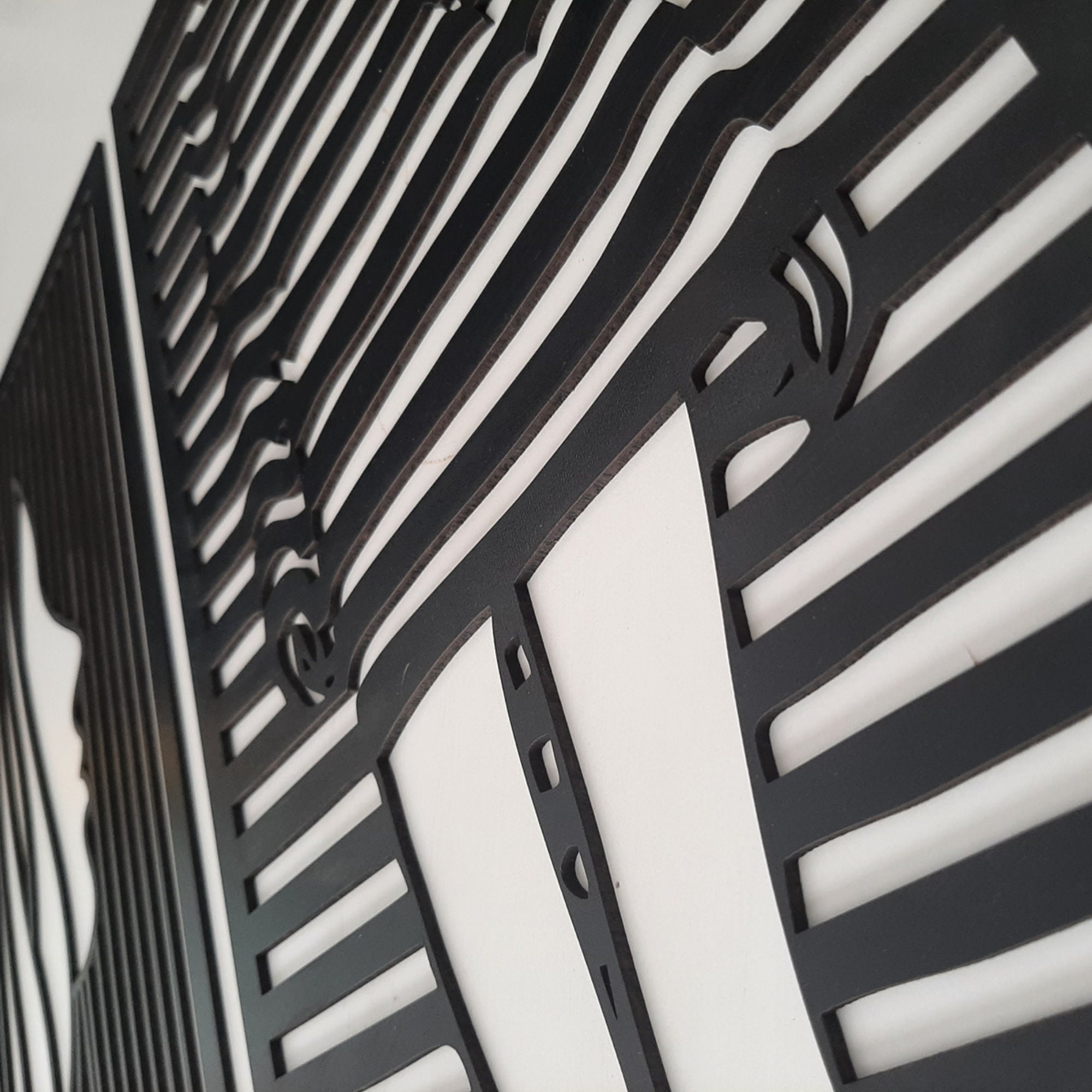 Set of 3 Wooden Wall Art Decor Mdf Wall Art Decor Laser Cut | Etsy