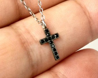 Black Small Cross - Etsy