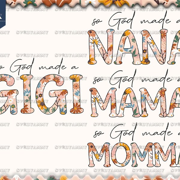 God Made Mama Png - Etsy