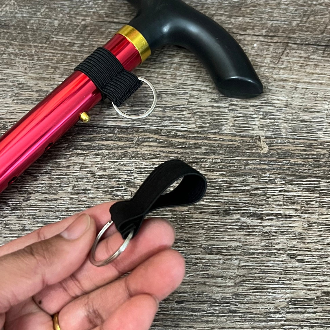 Strap Connector for Walking Cane Straps Elastic Black White - Etsy