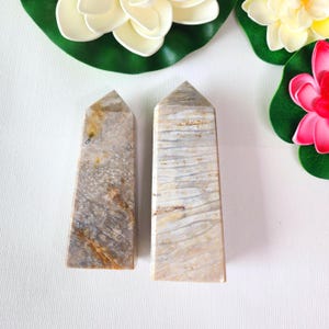 Coral Jade Tower • 5" Coral Jade Crystal Point • Crystal Home ...