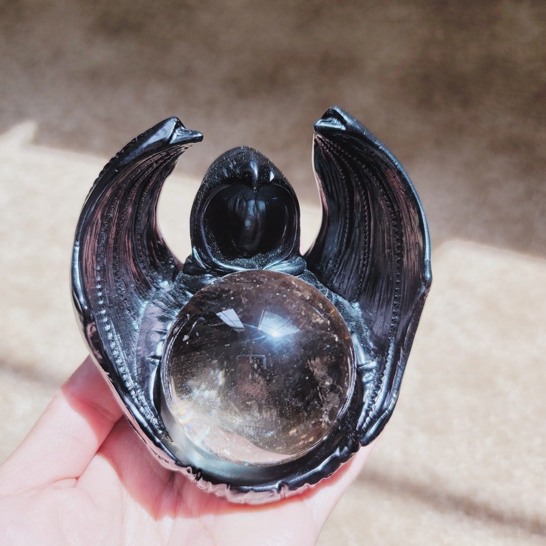 Bat Winged Sphere Stand-shrouded Grim Reaper Sphere and Orb Holders ...