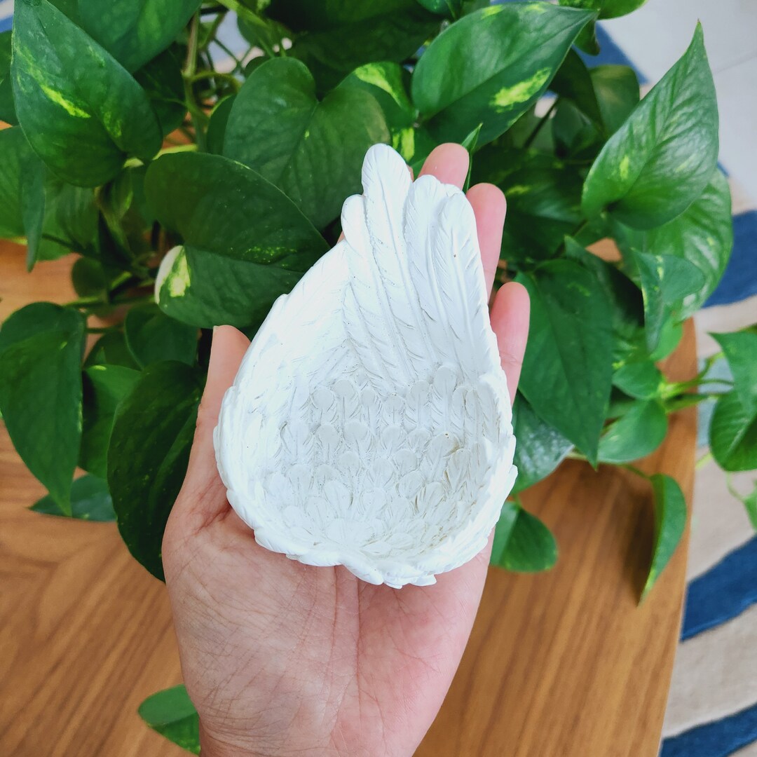 Wing Bowl 4.2 White Angel Wing Bowl Bird Nest Bowl, Crystal Sphere ...